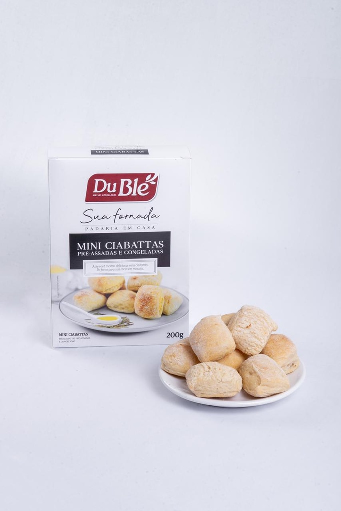 MINI CIABATTA PRÉ ASSADA DUBLÉ 300G | Bonissima Mangabeiras